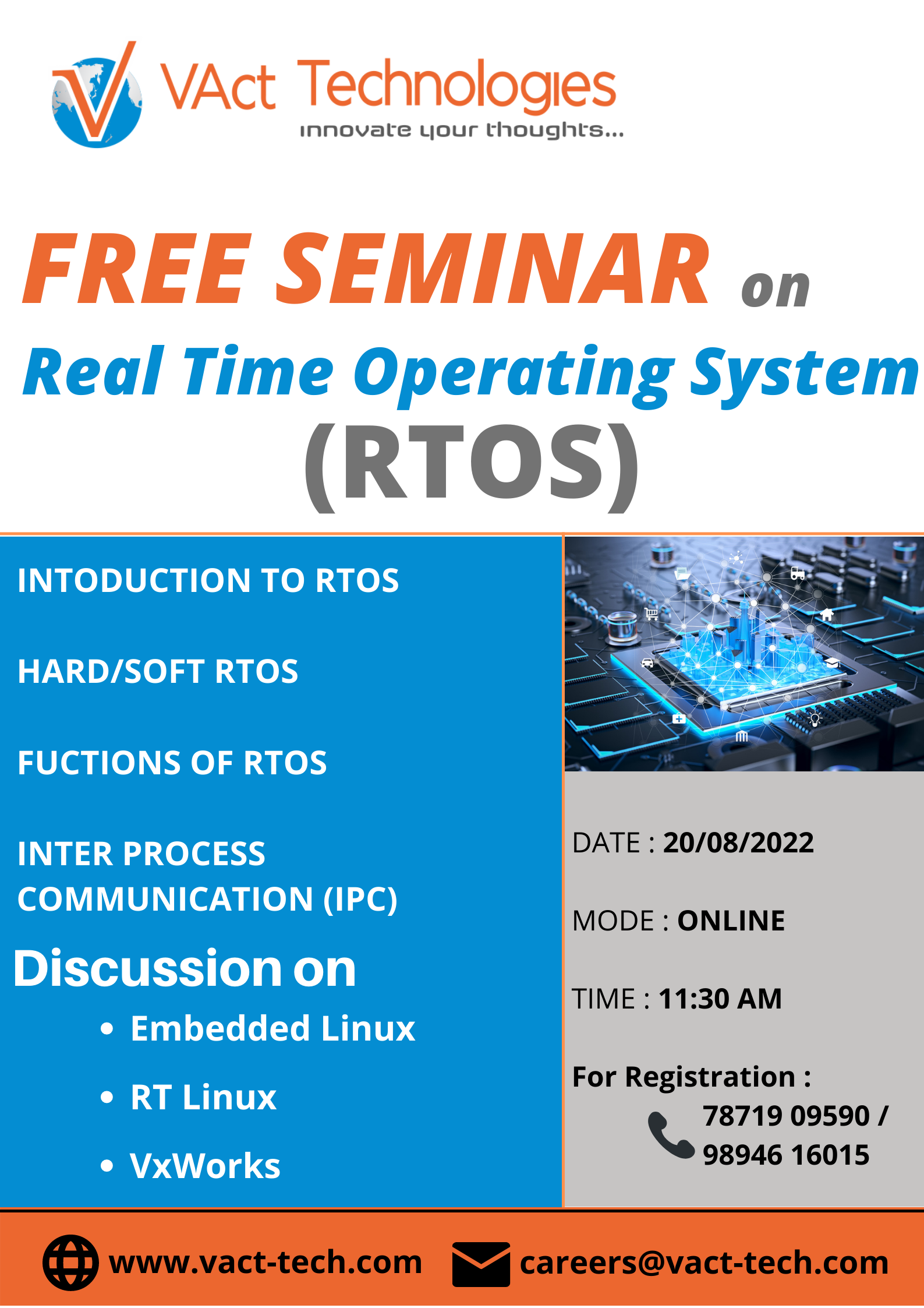 Vact Technologies Embedded Training In Chennai Vact 